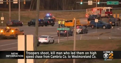 Police shoot, kill armed suspect on Route 22 after chase - CBS Pittsburgh