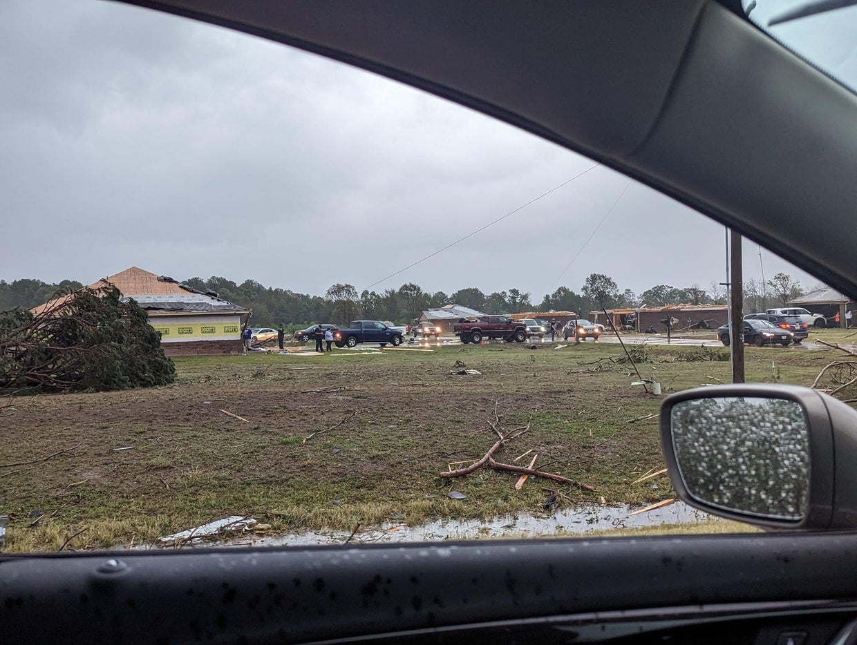 Major storm brings tornado damage to northeast Texas - CBS News