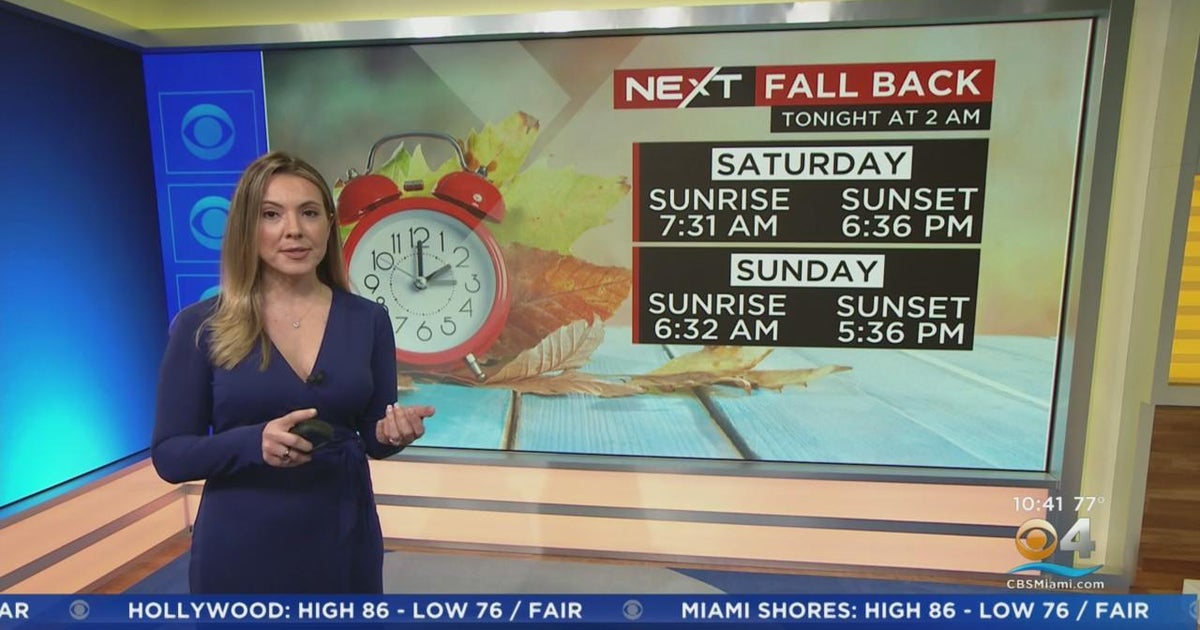 NEXT Weather weekend reminder - CBS Miami
