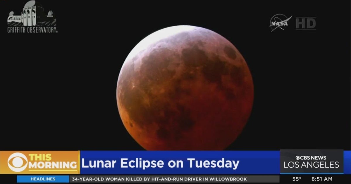 Total lunar eclipse will be visible Tuesday nationwide - CBS Los Angeles