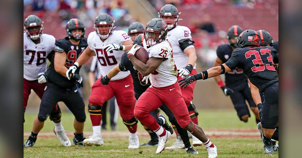 Washington State beats Stanford 52-14 - CBS San Francisco