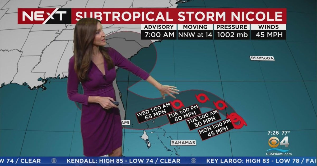 NEXT Weather forecast for Monday 11/7/2022 - CBS Miami