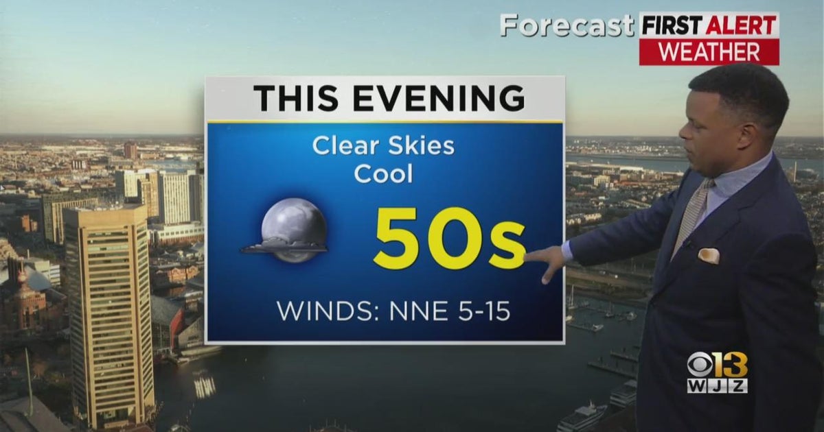 Meteorologist Derek Beasley has your Tuesday evening forecast - CBS ...