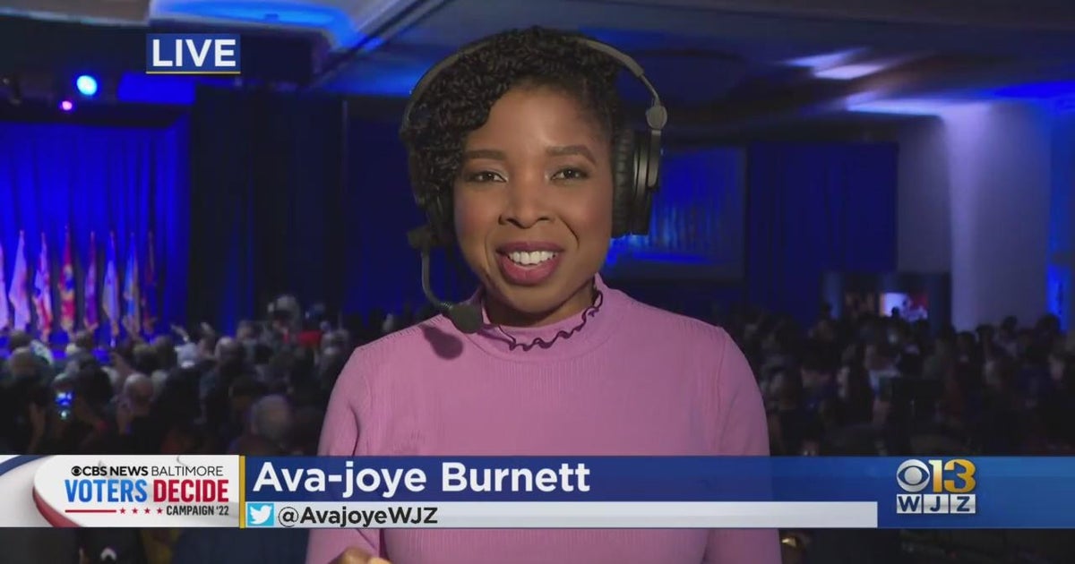 Avajoye Burnett reports from Wes Moore election watch party after ...