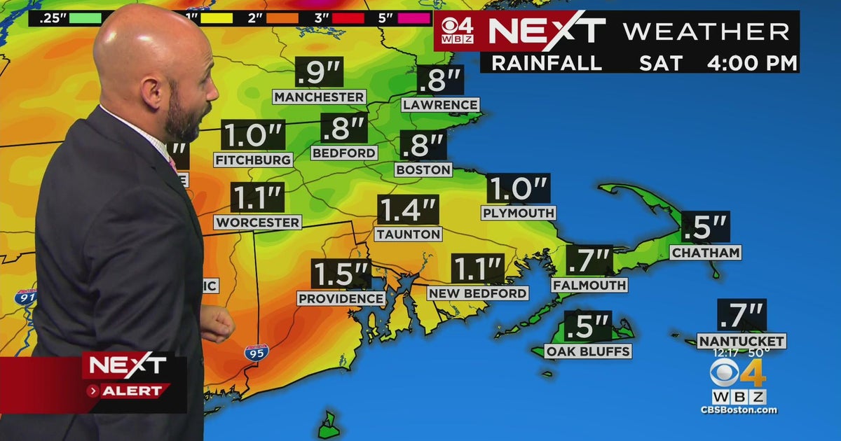 Next Weather: WBZ midday forecast for November 9 - CBS Boston