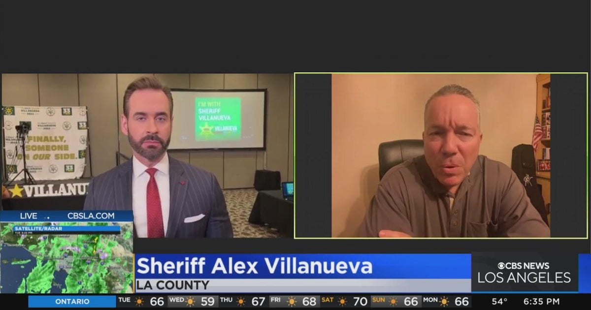 Mixed messages being relayed from the Villanueva campaign - CBS Los Angeles