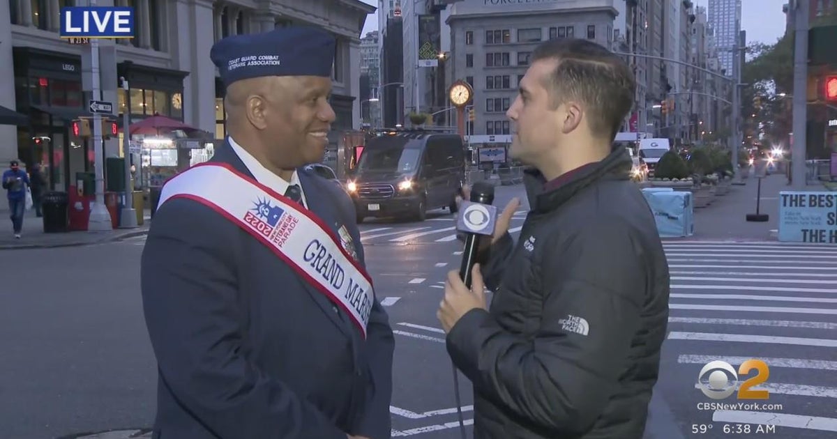 Grand Marshal glowing with excitement for Veterans Day Parade - CBS New ...