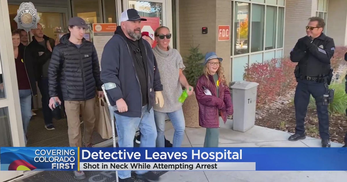 Denver Police Officer Jay Lopez released from the hospital - CBS Colorado