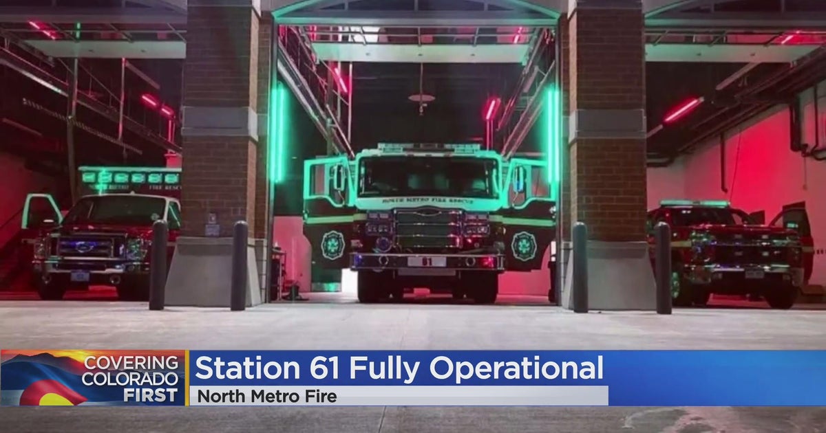 North Metro Fire celebrates newly-renovated fire station - CBS Colorado