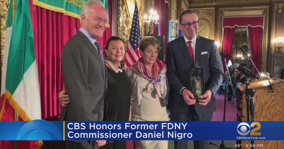 CBS helps honor former FDNY commissioner Daniel Nigro - CBS New York