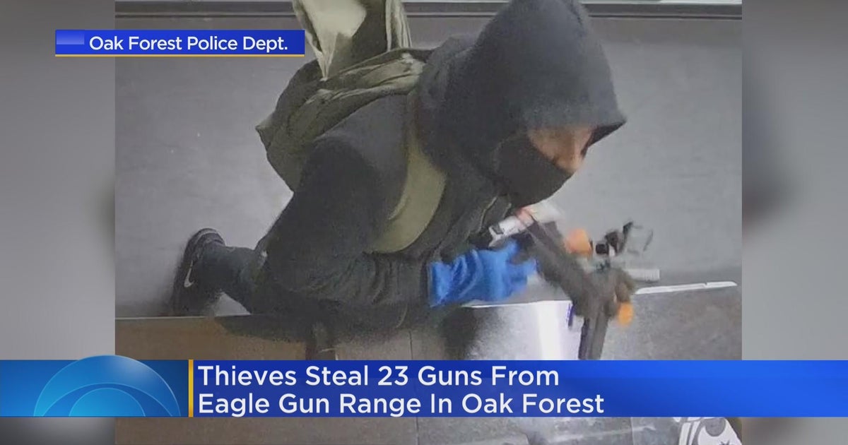 More than 20 firearms stolen from Oak Forest gun range - CBS Chicago