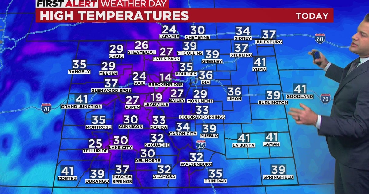Snow ends early today before returning on Thursday - CBS Colorado