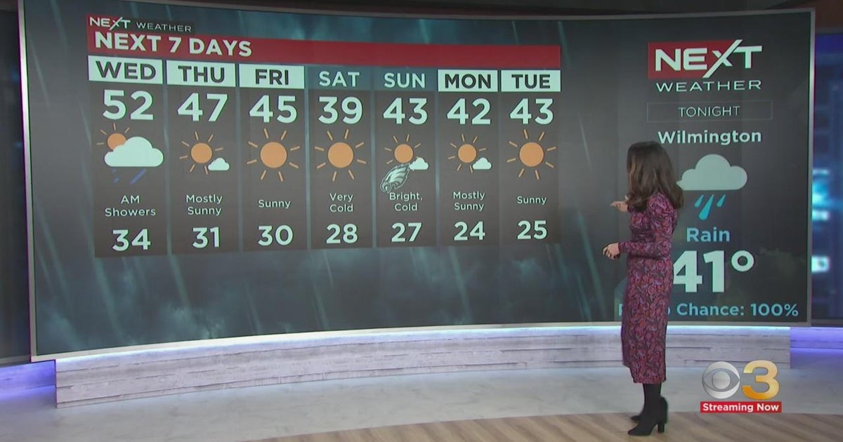 NEXT Weather: AM showers - CBS Philadelphia
