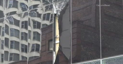 Man injured after hit by falling glass from Chicago highrise - CBS Chicago
