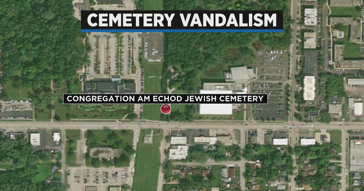 Police find anti-Semitic vandalism at Jewish cemetery in Waukegan - CBS ...