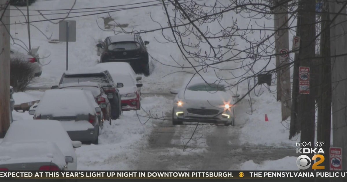 Pittsburgh sets goal to treat streets within 24 hours of snowfall - CBS ...
