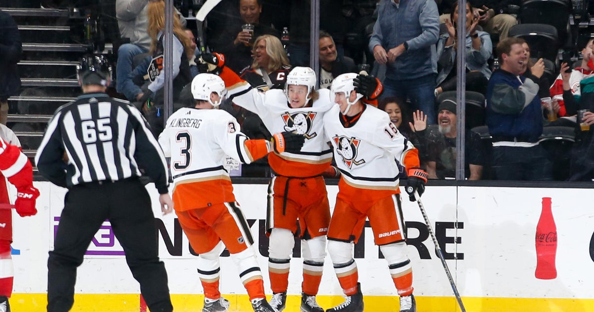 Ducks beat Wings, snap 3-game skid on Strome's OT goal - CBS Los Angeles