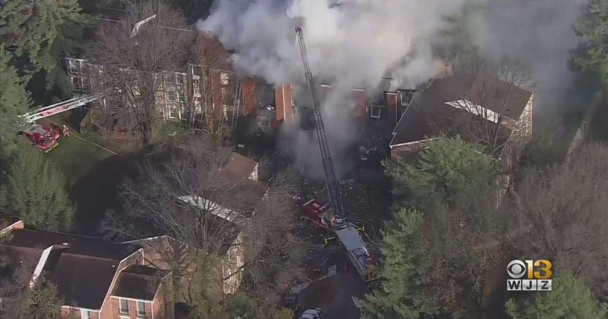 12 injured in explosion, fire at Gaithersburg condominium complex - CBS ...