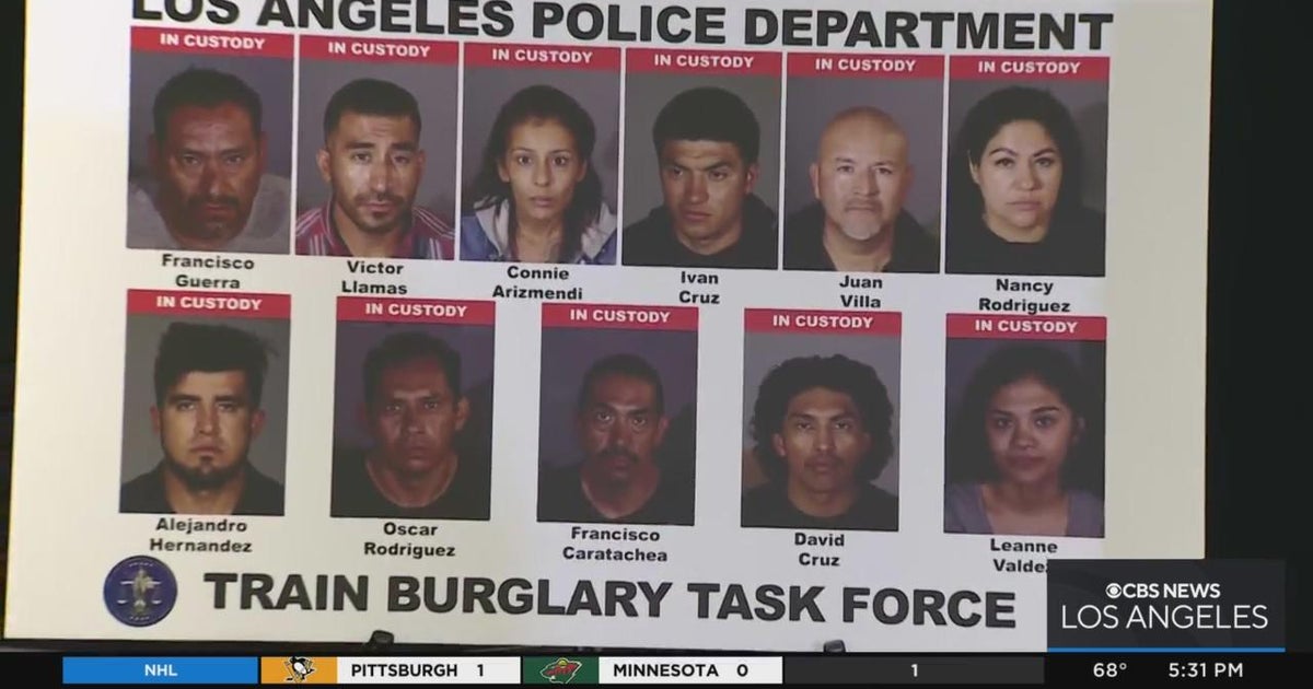 LAPD arrests 22 alleged rail thieves for stealing $18 million in goods ...