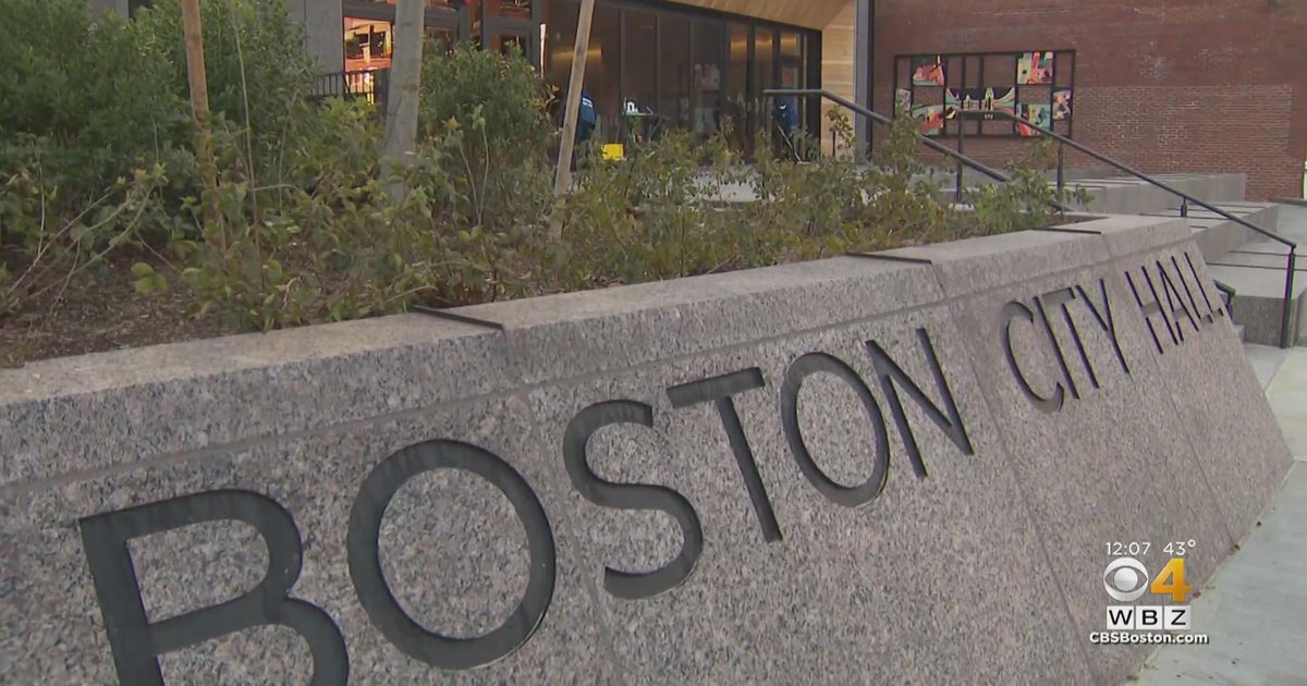 Boston City Hall Plaza reopens with brand new look - CBS Boston