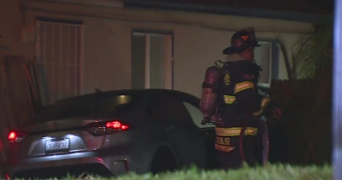 Car crashing through fence in Sacramento causes home evacuation due to ...
