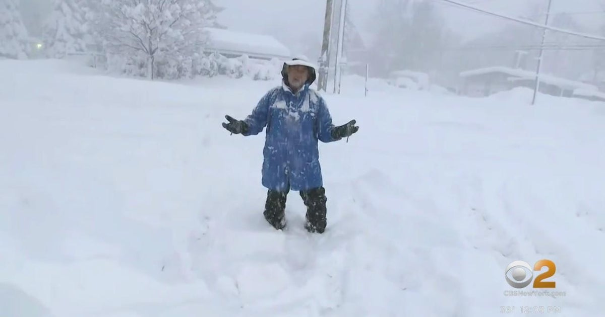 Buffalo buried under feet of snow - CBS New York