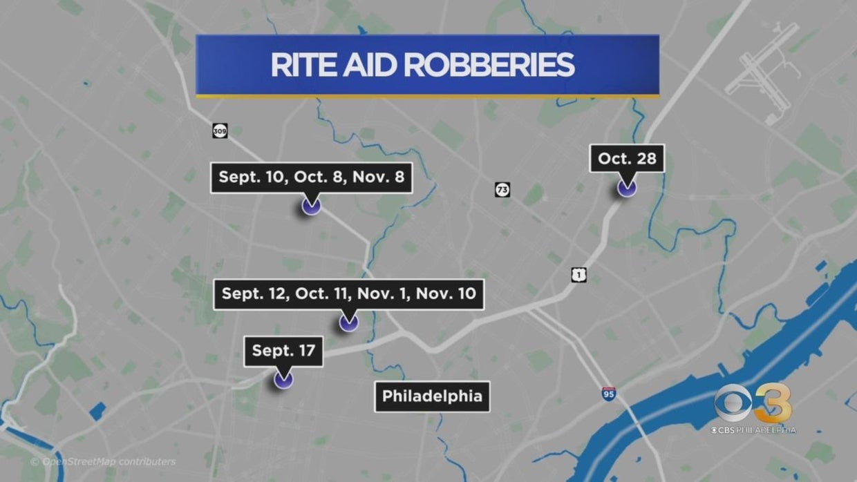 FBI joins manhunt for 3 suspects targeting Philly Rite Aids - CBS ...