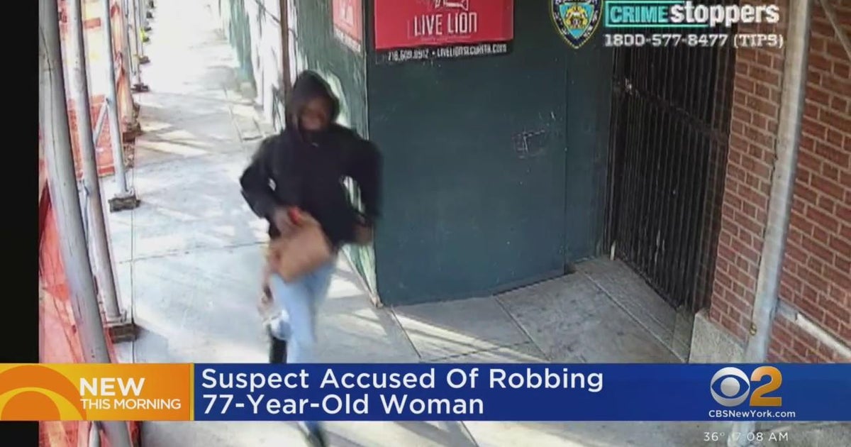 NYPD: Suspect accused of running off with woman's purse - CBS New York