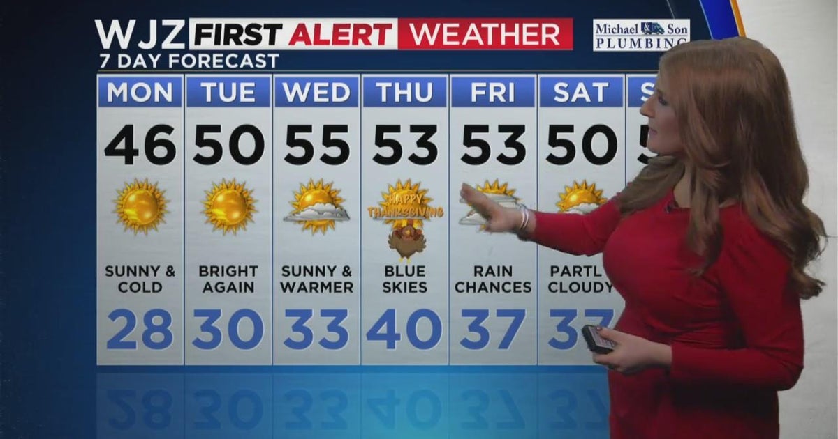 First Alert Meteorologist Meg McNamara has your Monday morning forecast ...