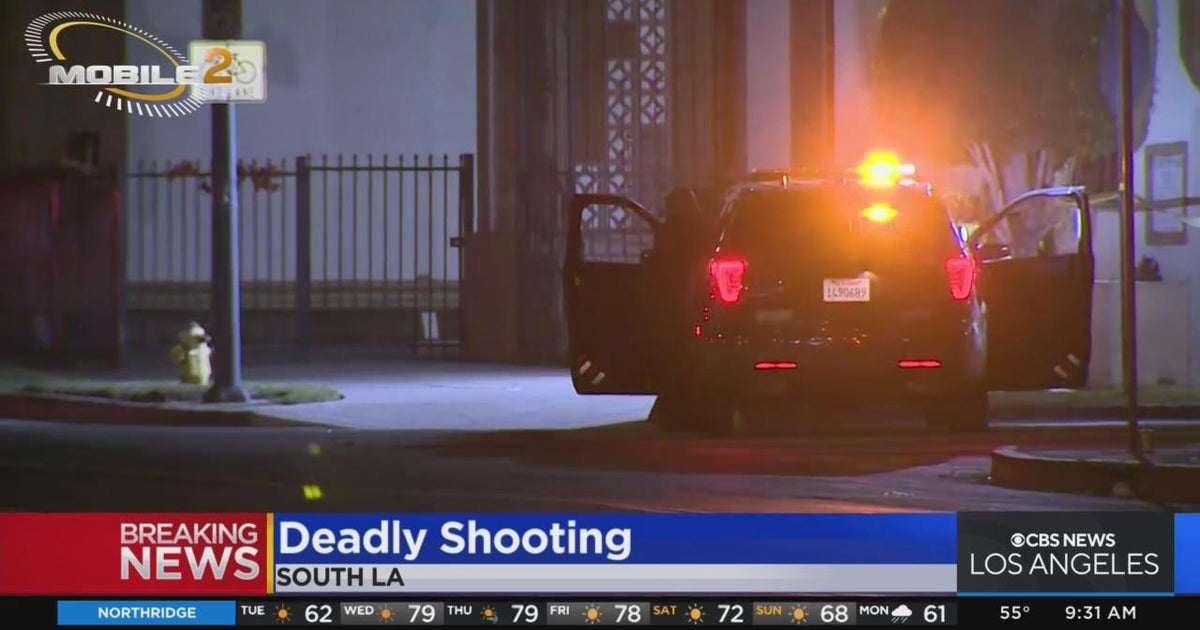 South LA shooting death investigation - CBS Los Angeles