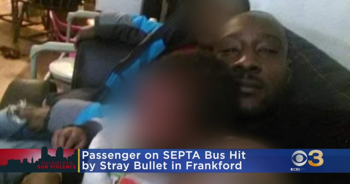 Passenger on SEPTA bus hit by stray bullet in Frankford - CBS Philadelphia