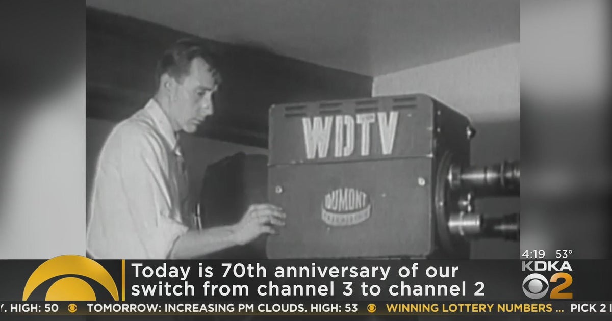 Our 70th anniversary of the move to Channel 2 - CBS Pittsburgh