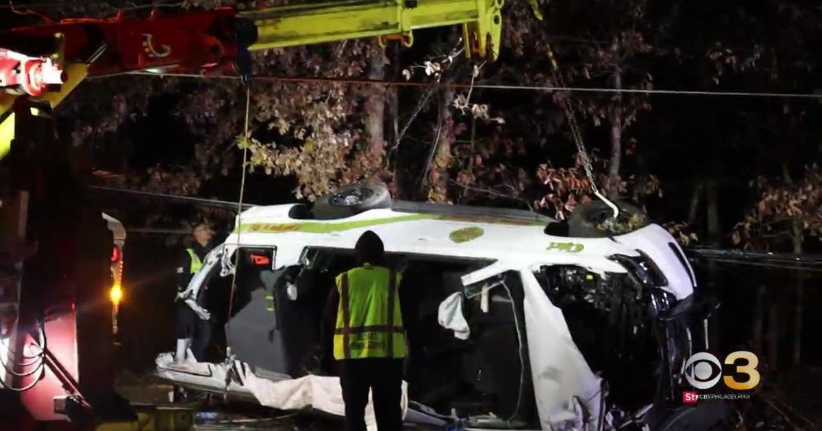 Ocean County deputy fire chief crashes car into pole - CBS Philadelphia