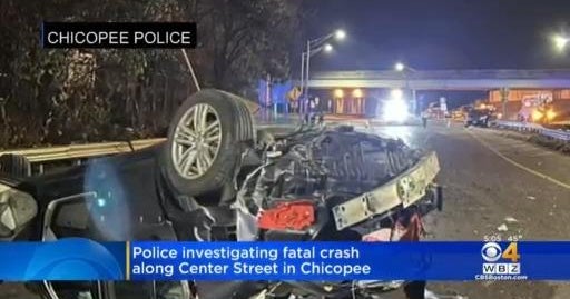 Police investigating fatal crash in Chicopee - CBS Boston