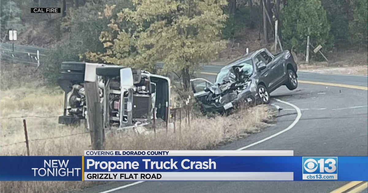 Crash involving propane truck under investigation - CBS Sacramento