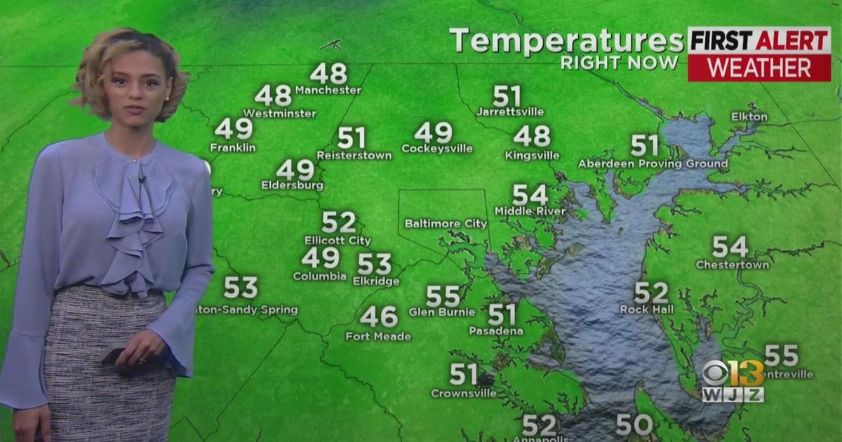 Meteorologist Abigail Degler has your Sunday night forecast - CBS Baltimore