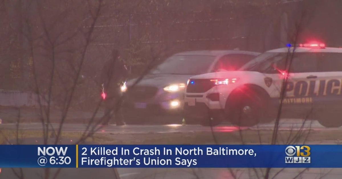 Two killed in crash in North Baltimore - CBS Baltimore