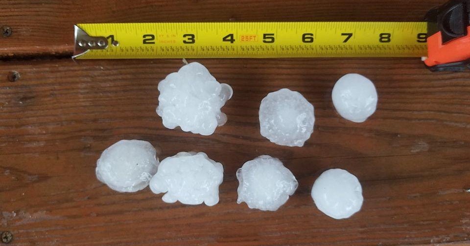 Gusty winds, pounding hail wreak havoc across multiple counties - CBS ... Gusty winds, pounding hail wreak havoc across multiple counties - CBS ...