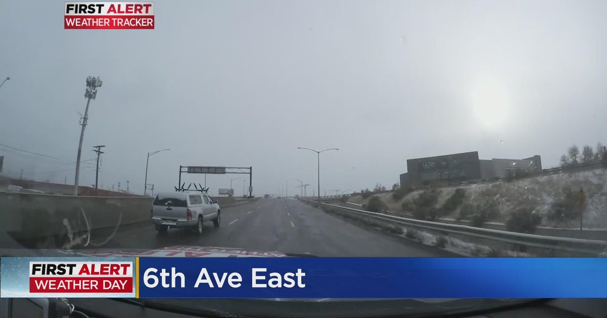 Overnight snow leads to slick road conditions in Denver - CBS Colorado