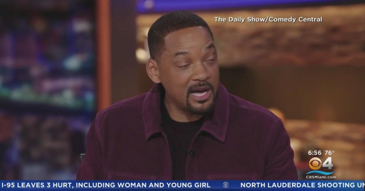 Will Smith Talks Oscar Slap With Trevor Noah Cbs Miami