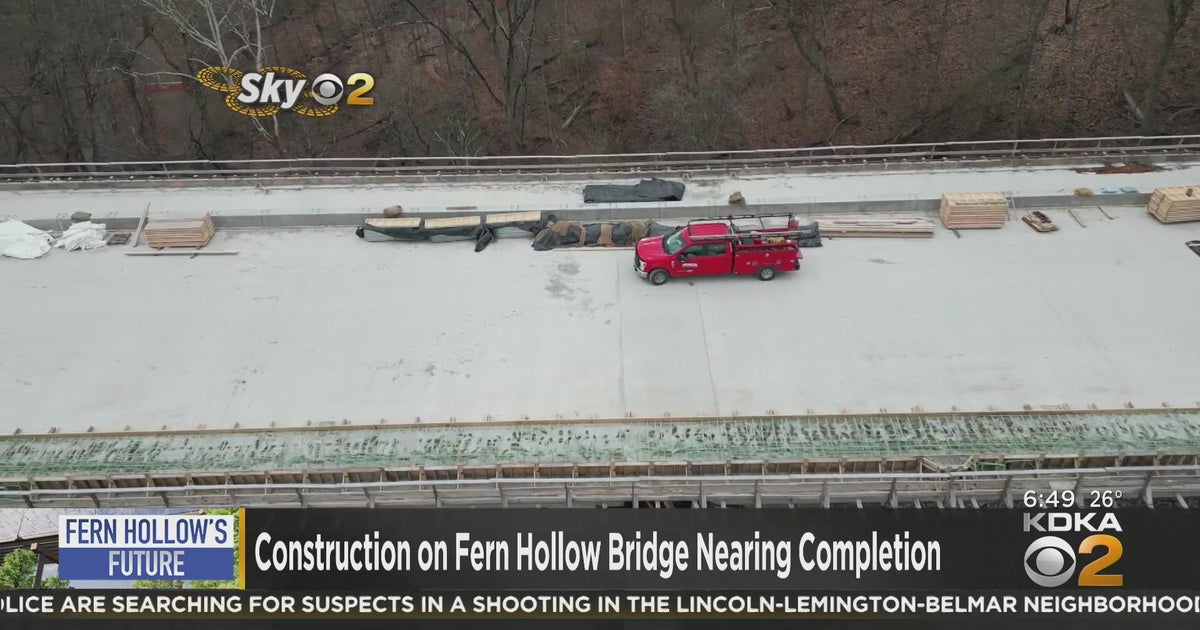 Fern Hollow Bridge nearing completion (Pt. 2) - CBS Pittsburgh