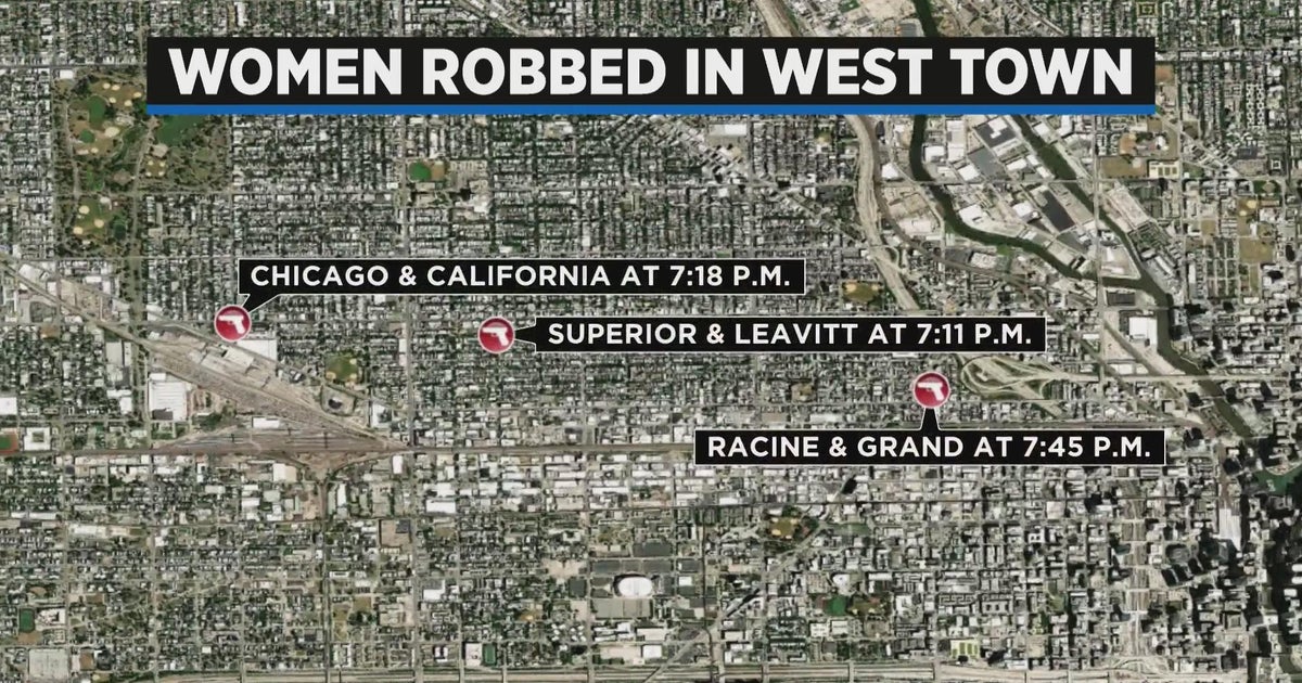 3 women robbed in West Town - CBS Chicago