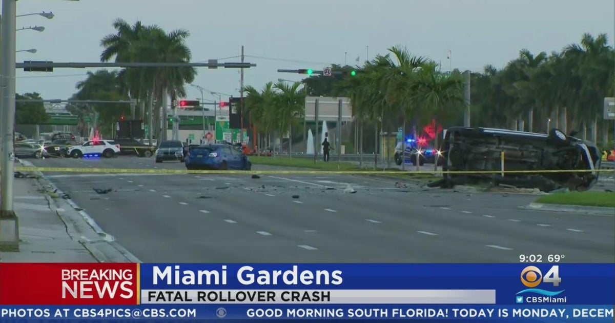 Deadly crash in Miami Gardens - CBS Miami