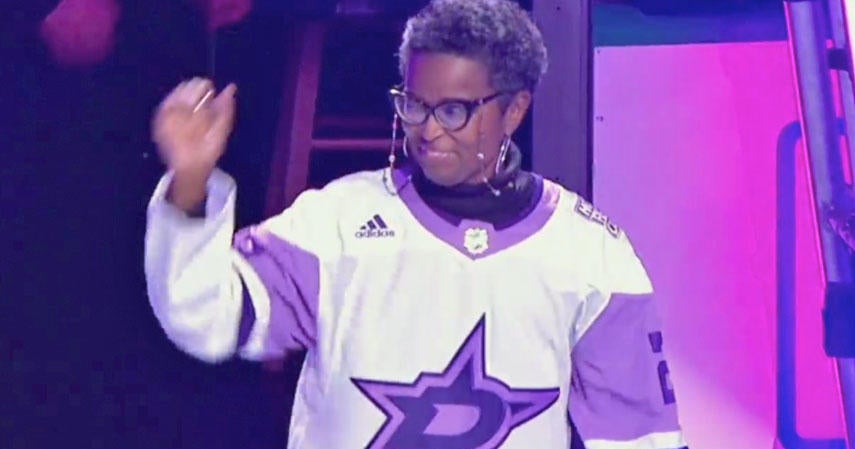 Dallas Stars honor family-member who overcame cancer - CBS Texas