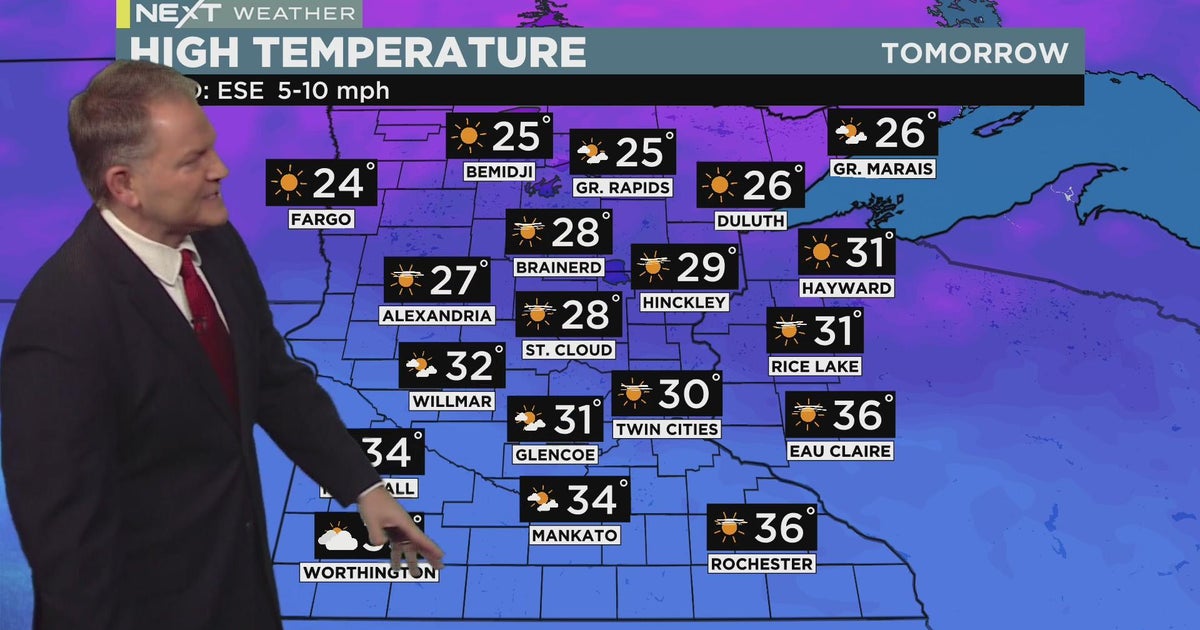 NEXT Weather: 5 pm. report - CBS Minnesota