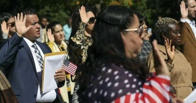 Nearly 1 million immigrants became U.S. citizens in past year - CBS News