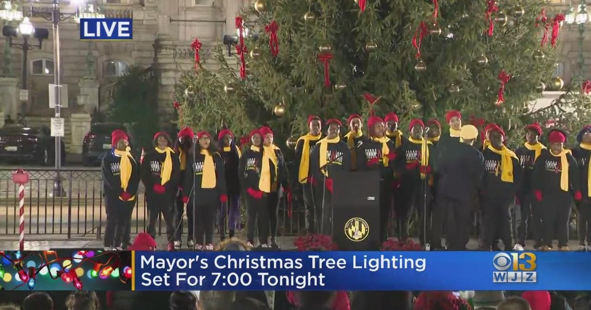 The countdown to the Mayor's Christmas tree lighting begins - CBS Baltimore