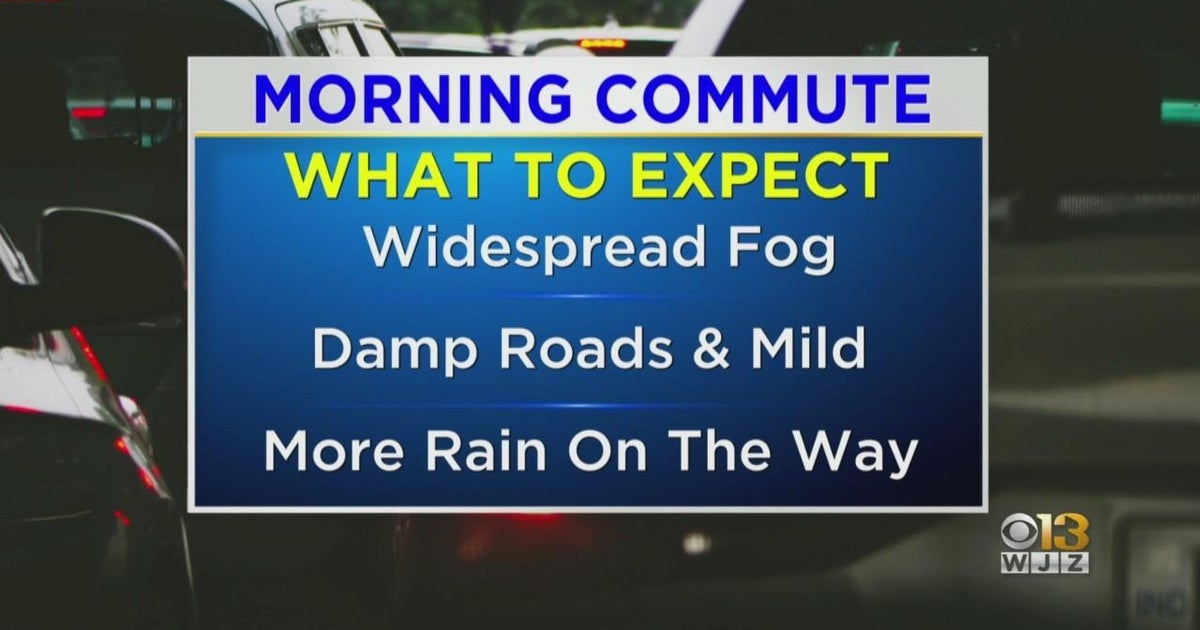 Alert Day declared for fog Wednesday morning, rain on the way - CBS ...