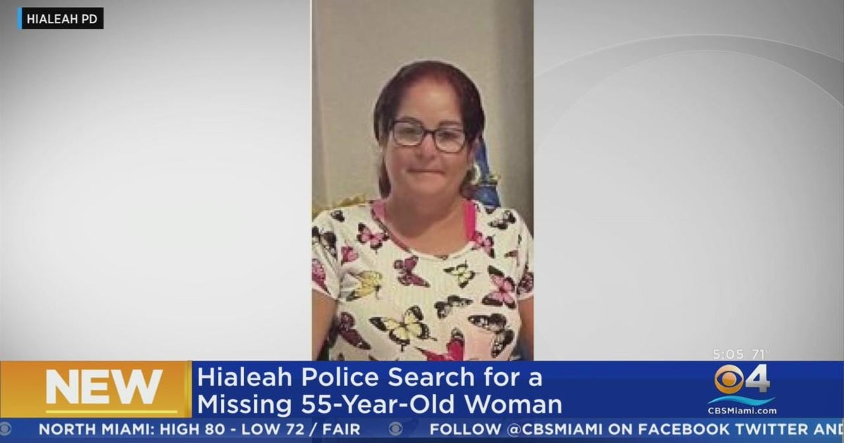 Hialeah police search for missing woman Lisset Gonzalez Pupo - CBS Miami