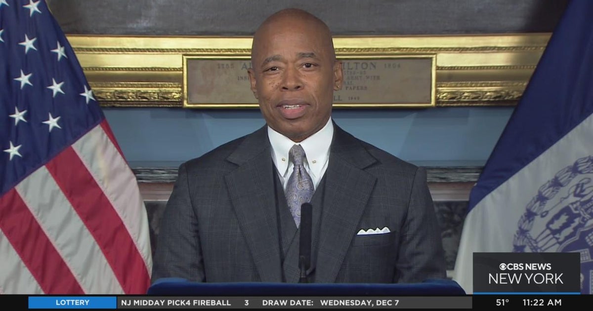 Mayor Adams addresses affordable housing crisis - CBS New York